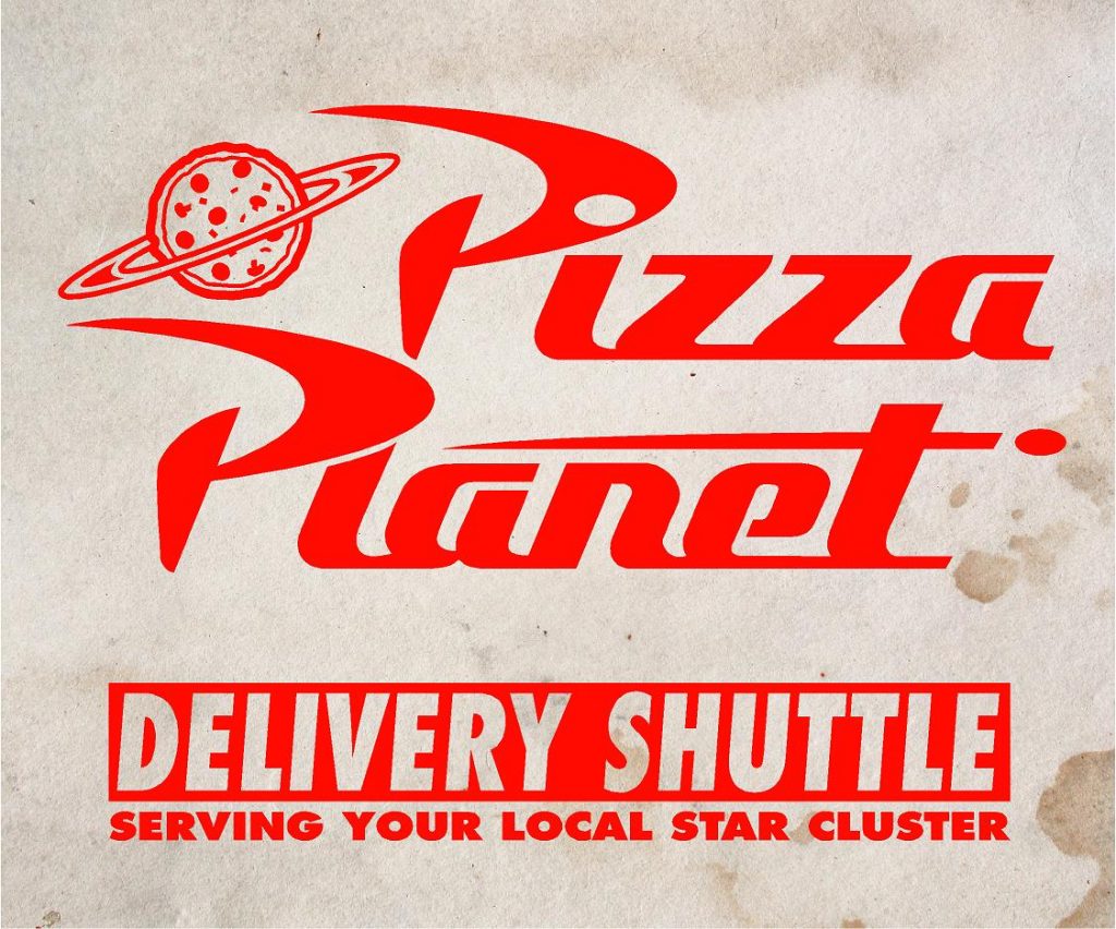 Pizza Planet Door Decals (clean or dirty) – JP Gear
